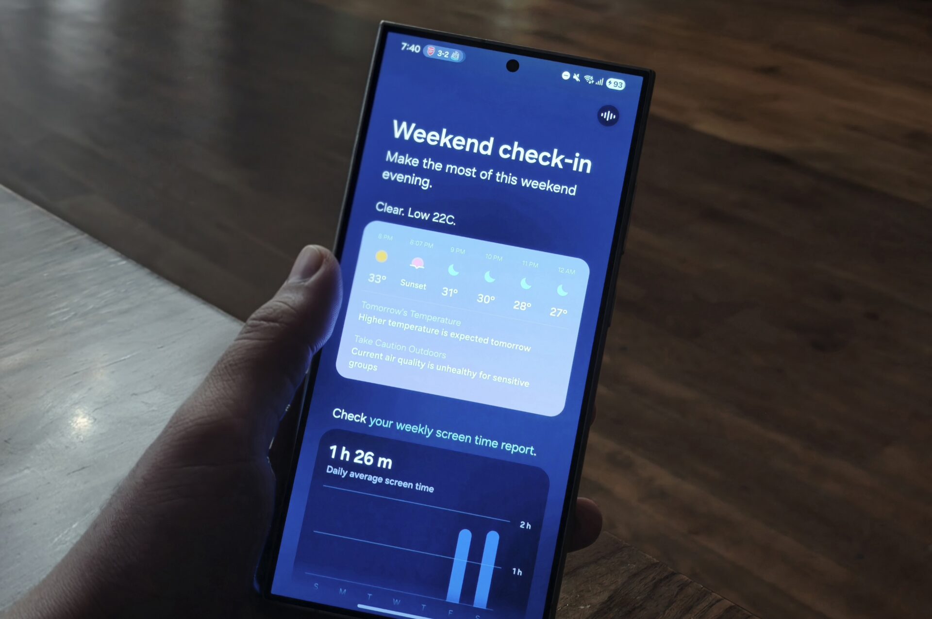 Now Brief llega al Galaxy S24 con One UI 8